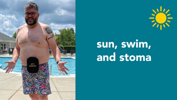 Sun, swim and stoma – SpoonieThreads