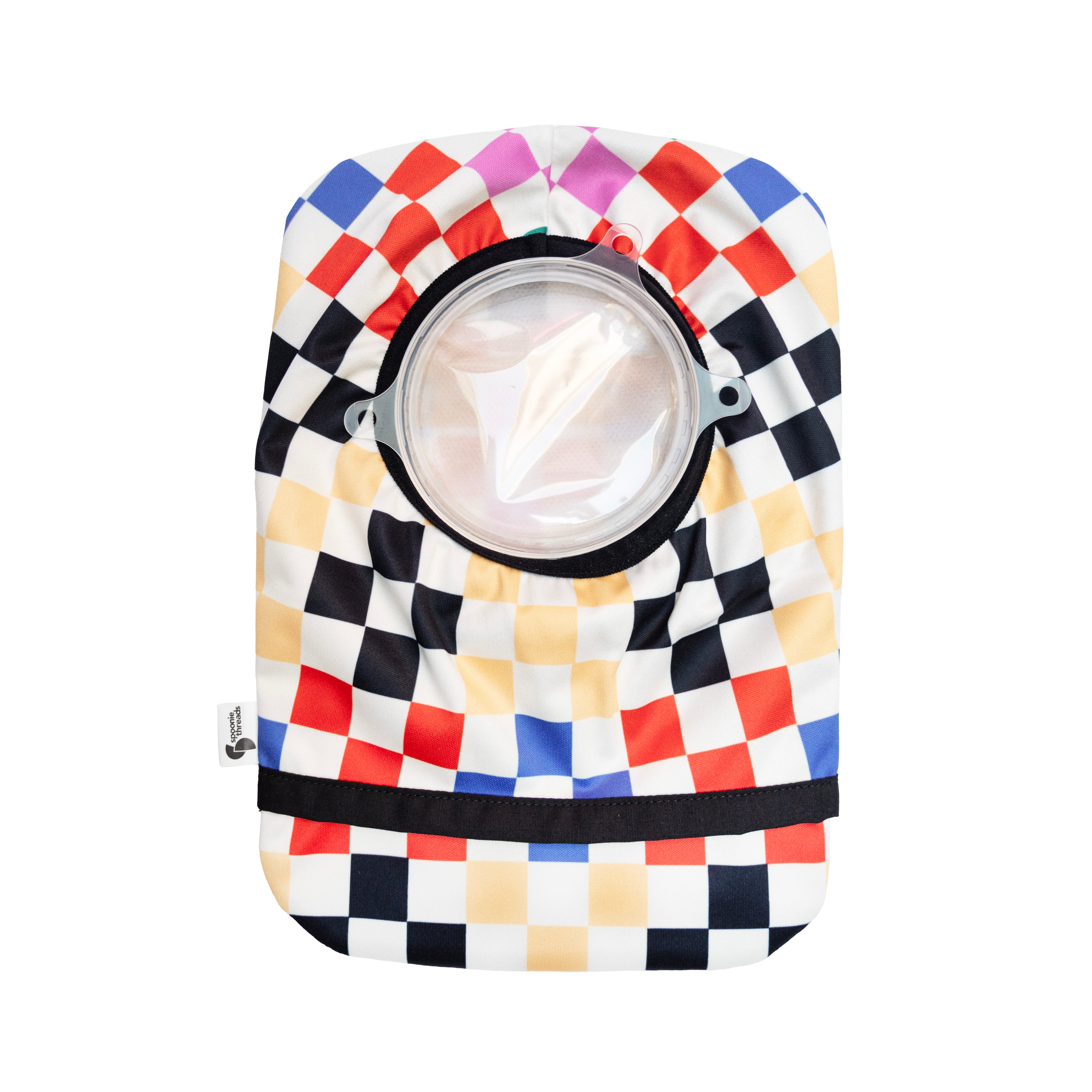 Checkerboard Elastic Ostomy Bag Cover | Adaptive Ostomy Care | Spoonie ...