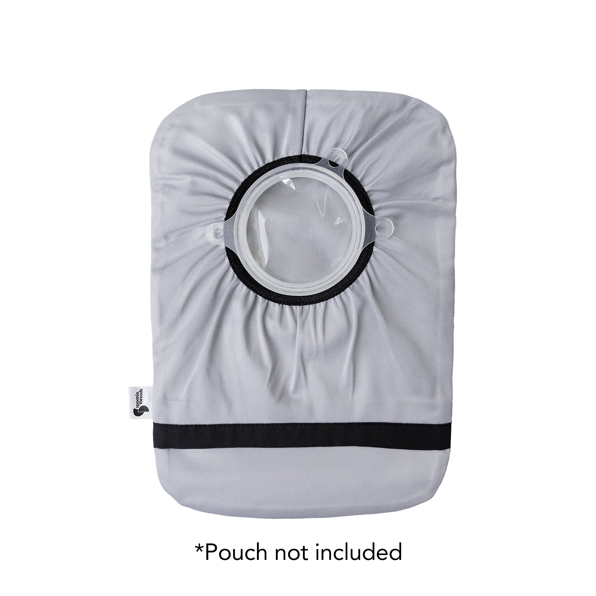 Gray Elastic Ostomy Bag Cover | Adaptive Ostomy Care | Spoonie Threads ...