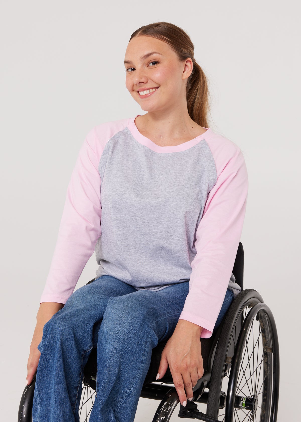 Adult Port Access Baseball Tee | Adaptive Apparel | Spoonie Threads ...